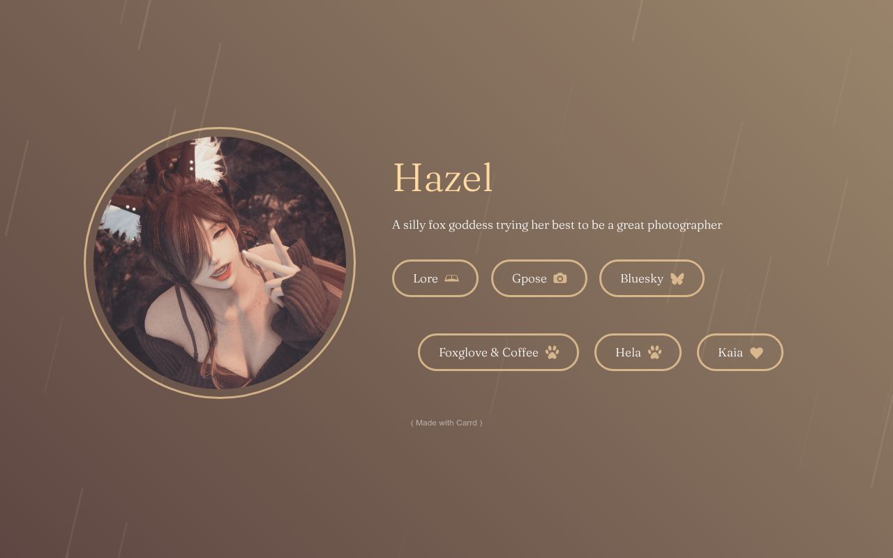 Hazel RP Carrd